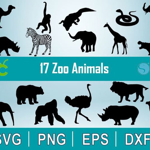 Animal Svg Bundle Animal Svg Animal Silhouette Animal Cut File | Etsy