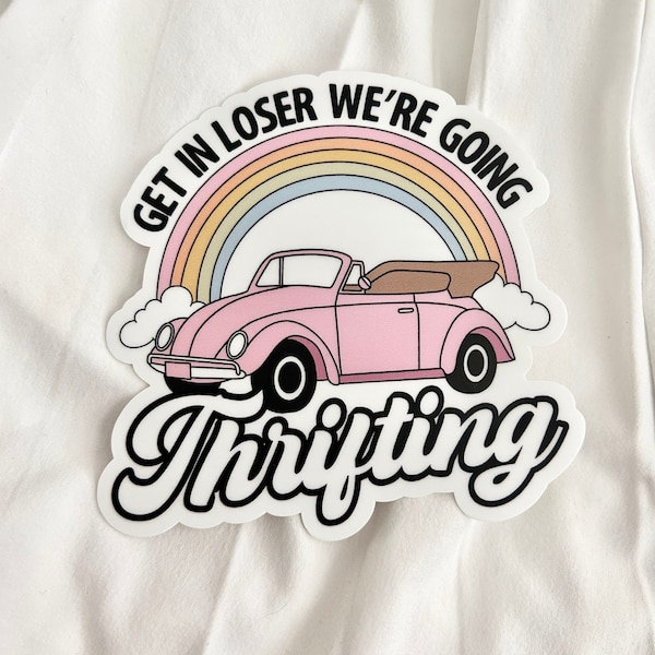 Get in Were Going Shopping Sticker - Etsy