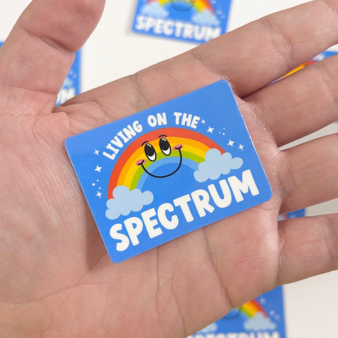 Autism Sticker Living on the Spectrum Audhd Stickers Autism Awareness ...