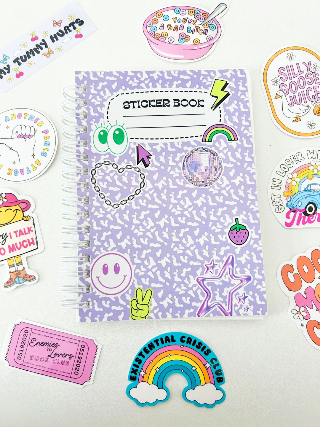 Cute Sticker Collecting Books - Sticker Storage - Notebook for Stickers ...