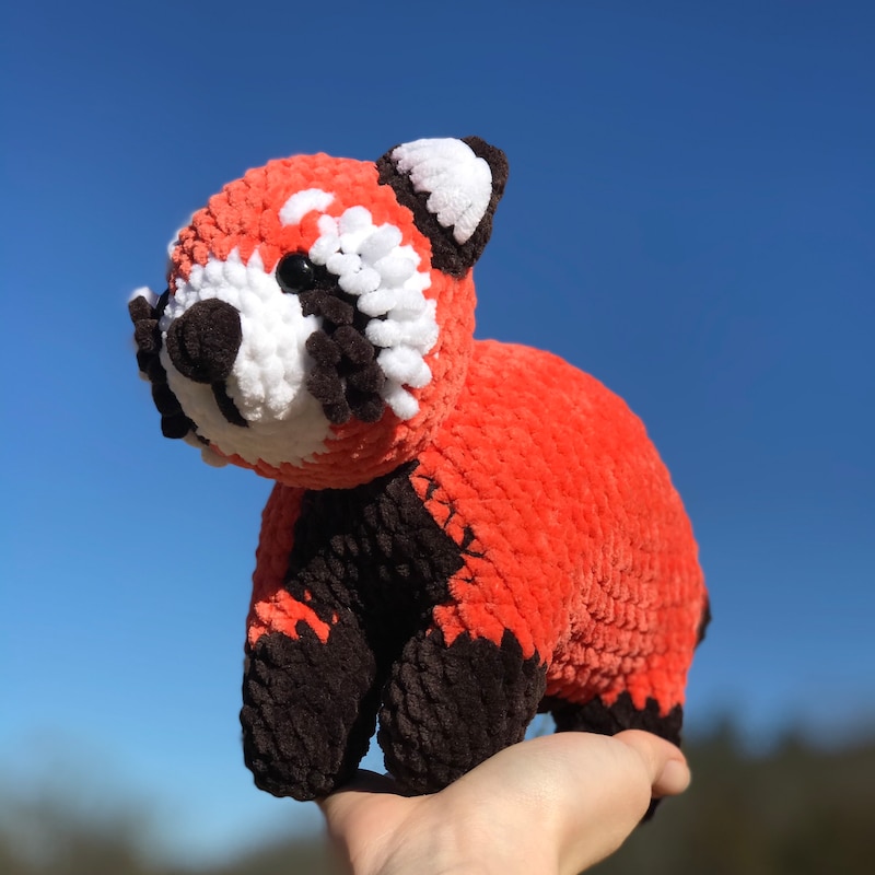 Crochet Red Panda - Etsy