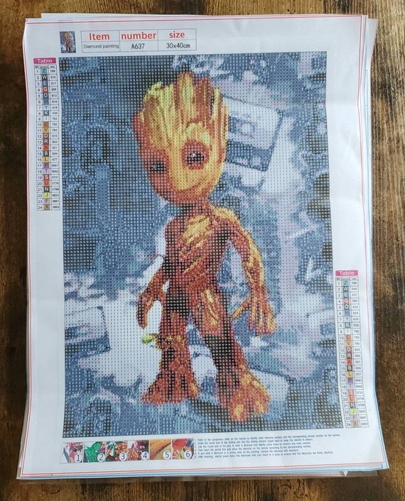 Groot Diamond Painting Kit ships Out in 48 Hours - Etsy