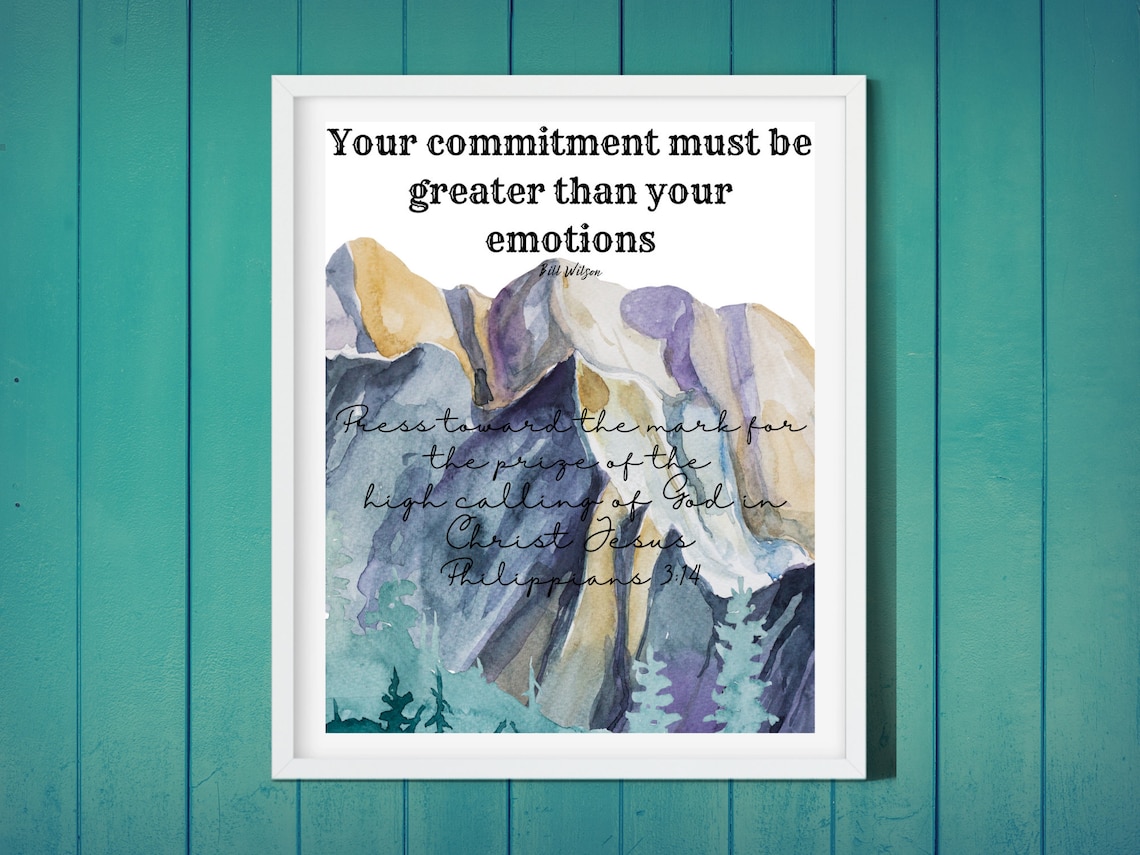 Commitment digital Download Wall Art - Etsy