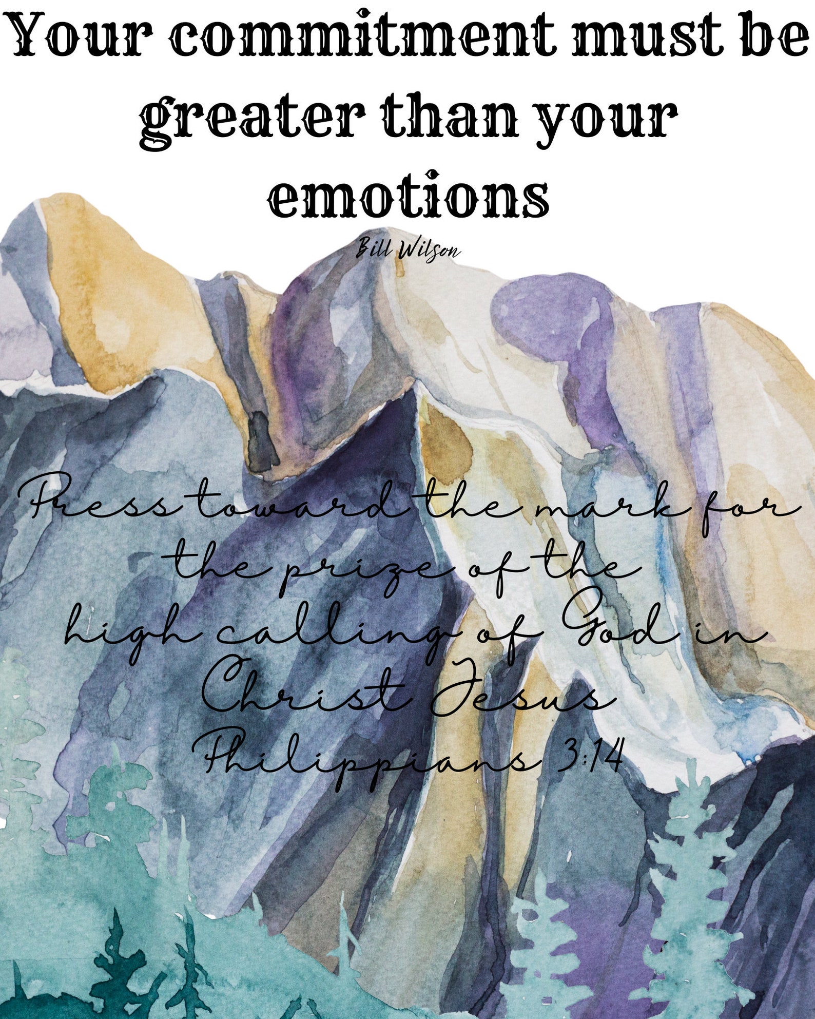 Commitment digital Download Wall Art - Etsy