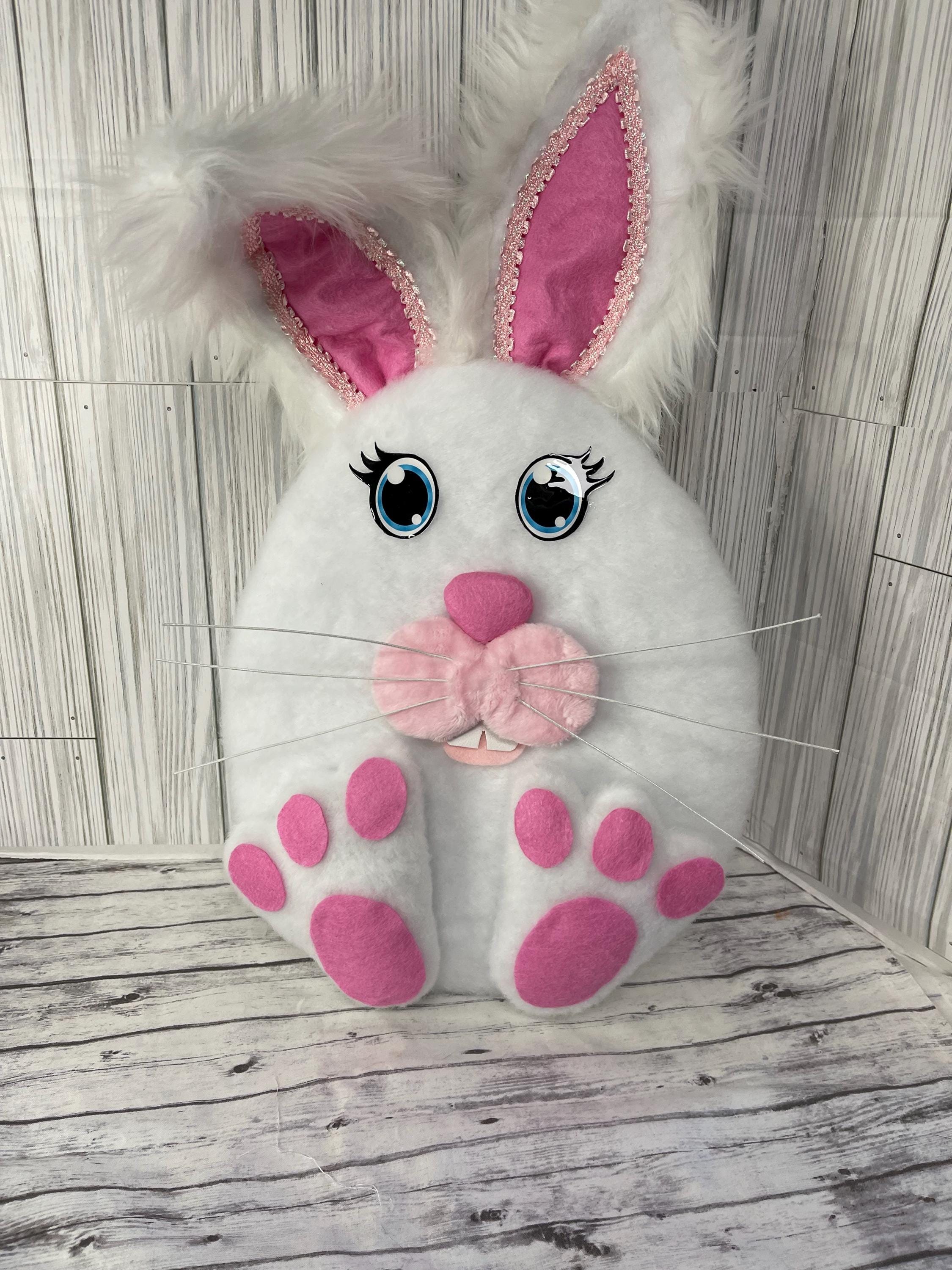 Easter Bunny Wreath Attachment Egg Shaped Bunny Bunny Door Hanger - Etsy