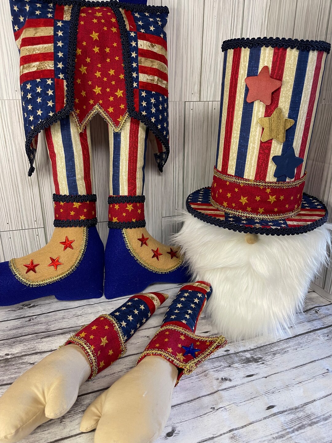 Uncle Sam Wreath Attachment Forth of July. Patriotic Attachment - Etsy