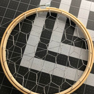Blank Chicken Wire Embroidery Hoop SET Sizes 5,7,8,9 and 10 Inch Hoops ...