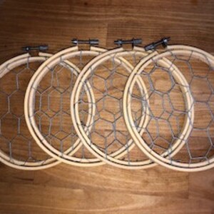 Blank Chicken Wire Embroidery Hoops 6 Sizes to Choose From DIY ...