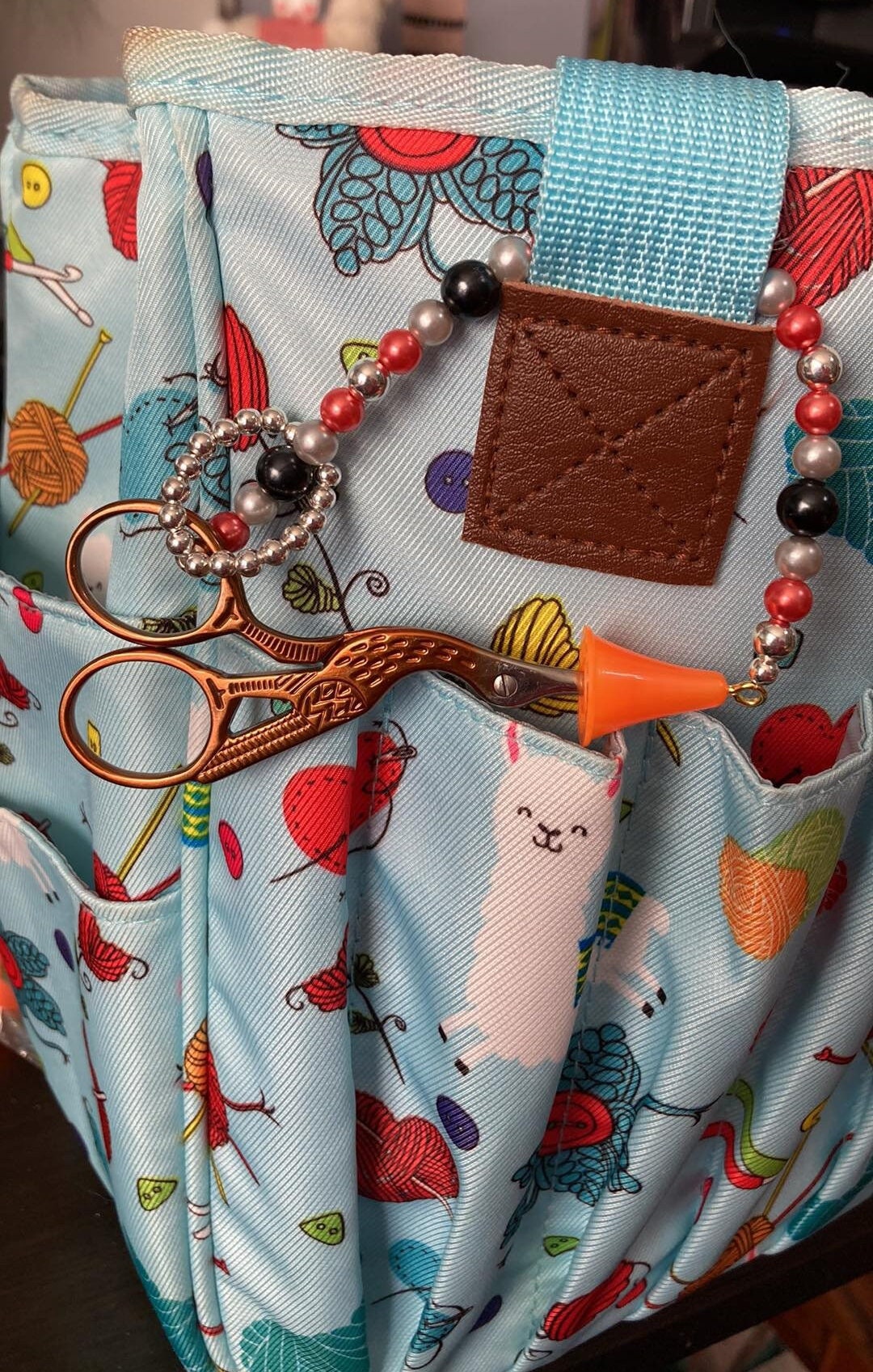 Beaded Scissor Guard for Small Scissors. Secure Your Scissors - Etsy