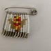Beaded Safety Pins Brooch Fall Thanksgiving Autumn Pins SET of All 4 ...