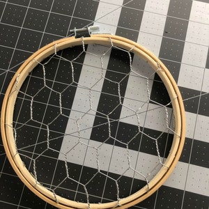 Blank Chicken Wire Embroidery Hoop SET Sizes 5,7,8,9 and 10 Inch Hoops ...
