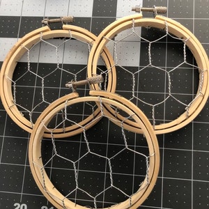 Blank Chicken Wire Embroidery Hoops 6 Sizes to Choose From DIY ...