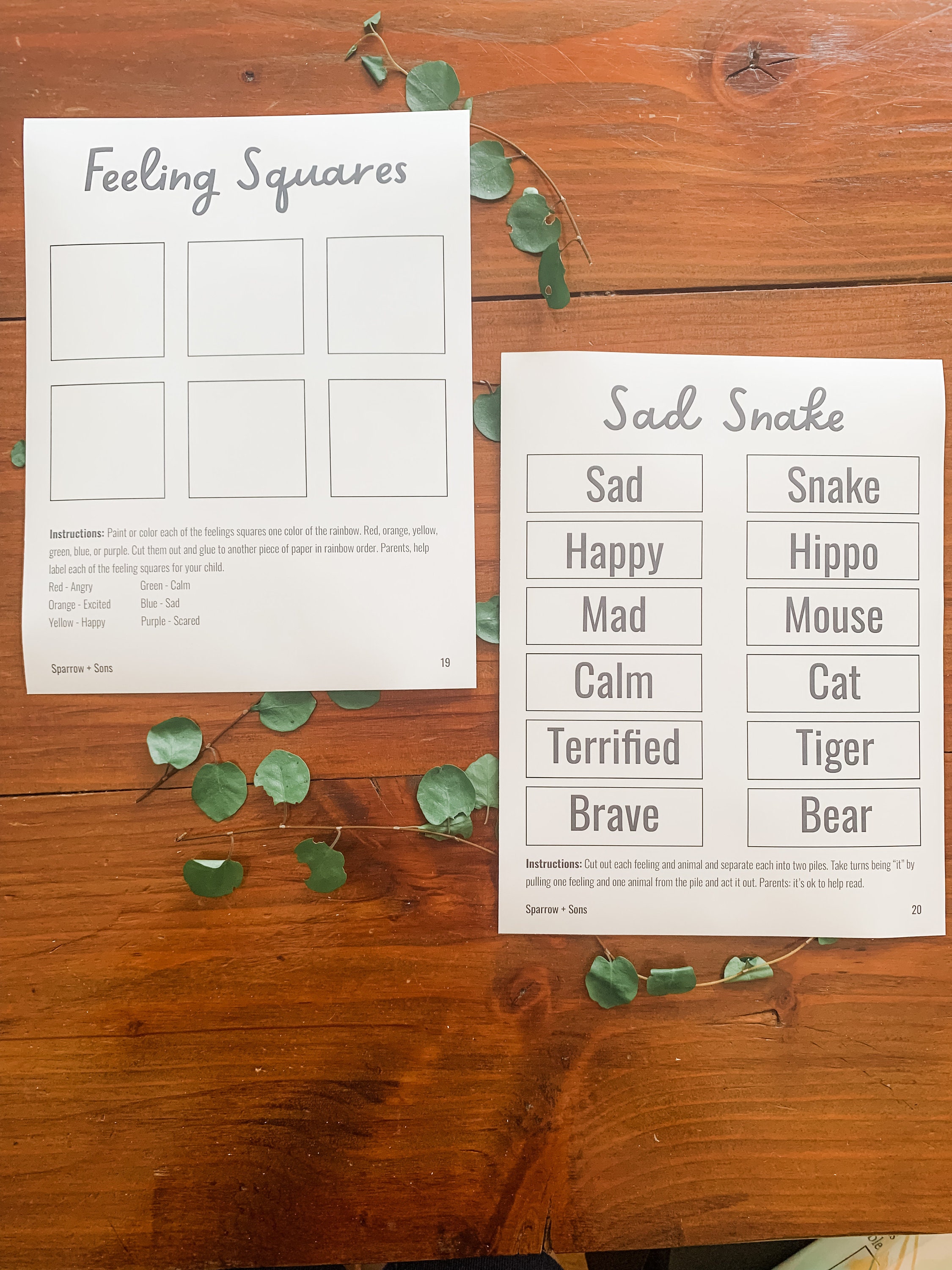 Emotions Unit Study Preschool, Homeschool, Christian, Minimalist, Boho ...