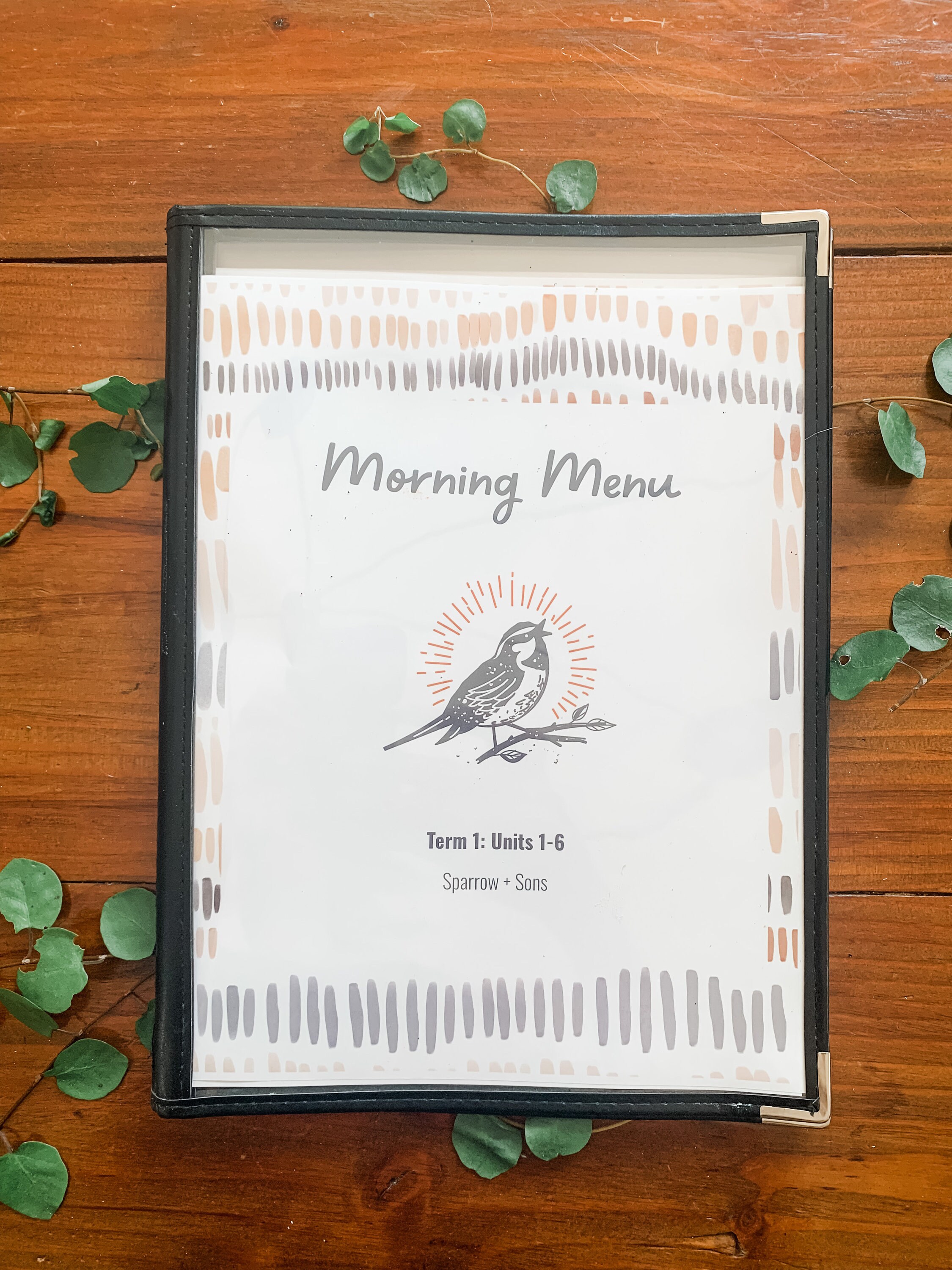 Morning Menus Preschool, Homeschool, Christian, Educational, Morning ...