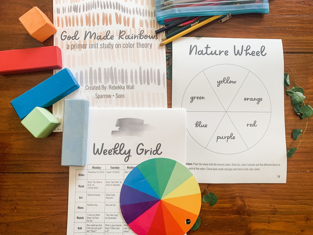 Color Unit Study | Preschool, Homeschool, Christian, Minimalist, Boho ...