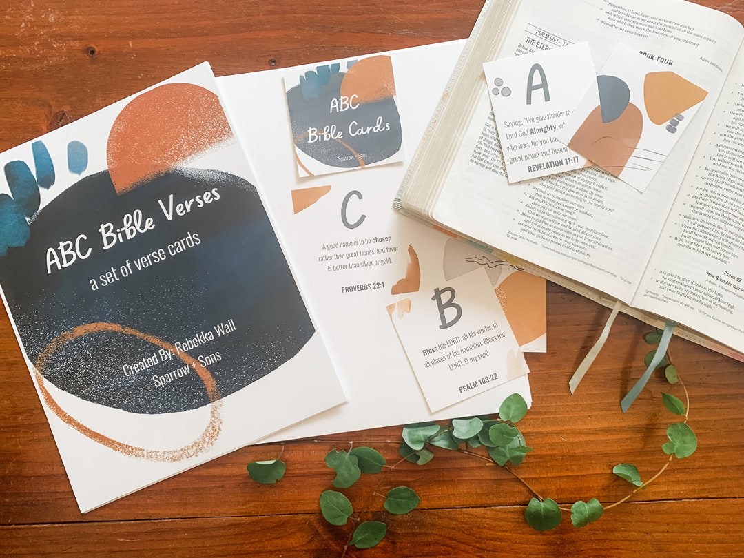 A-Z Bible Verse Cards | Homeschool, Christian, Minimalist, Boho ...