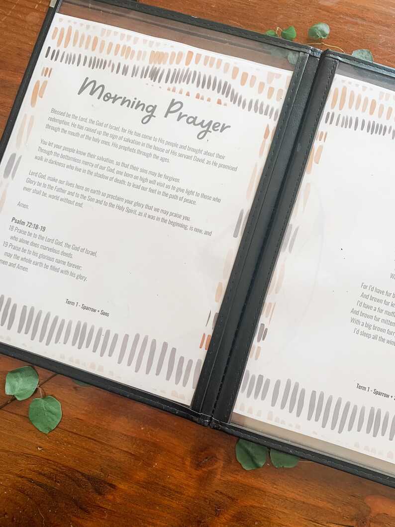 Morning Menus | Preschool, Homeschool, Christian, Educational, Morning ...