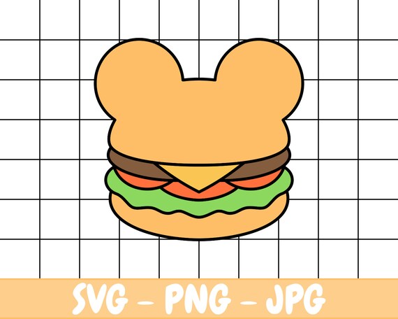 Mouse Burger SVG Personal Use Commercial Use Digital | Etsy