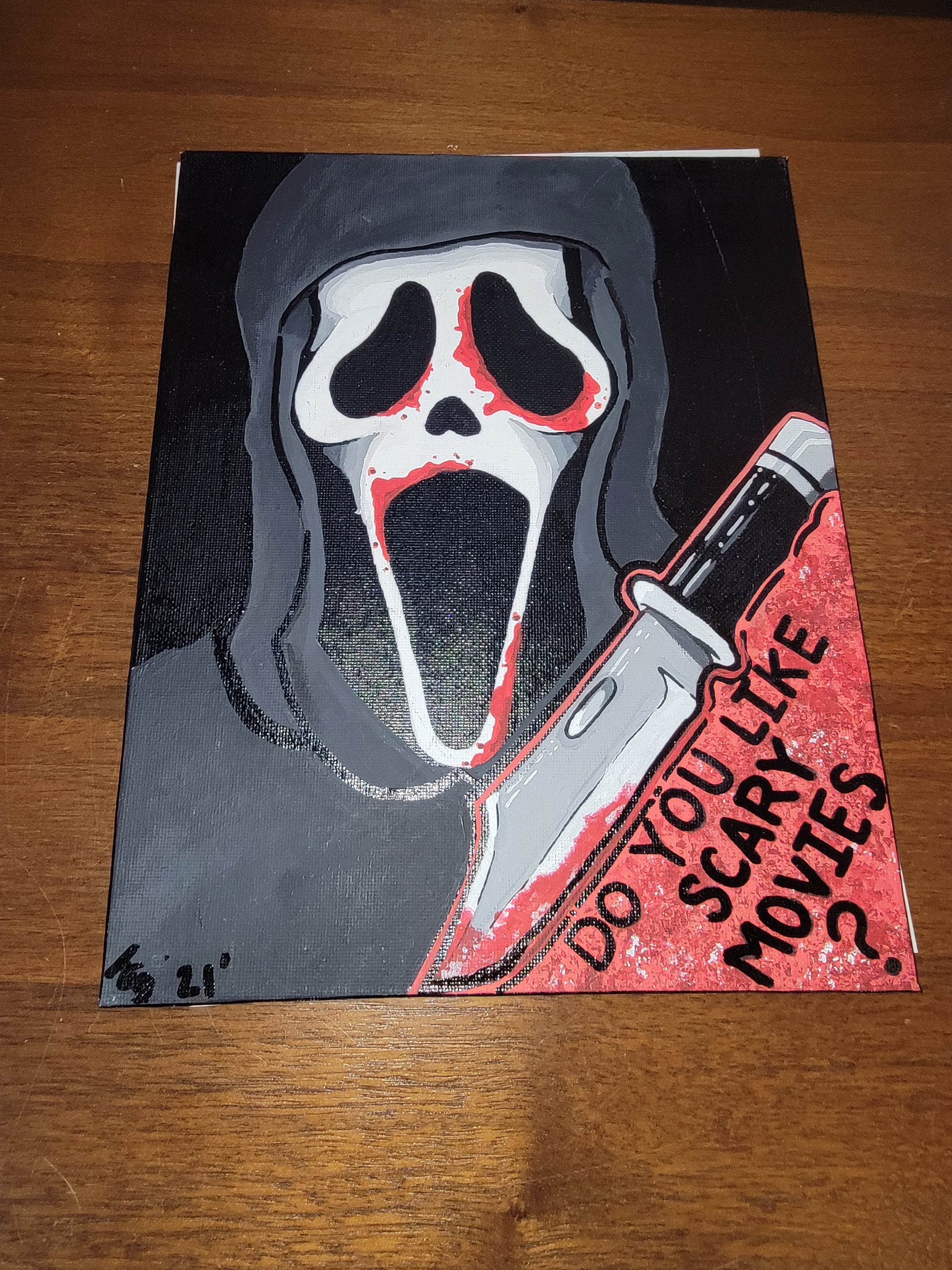 Scream Horror Painting - Etsy
