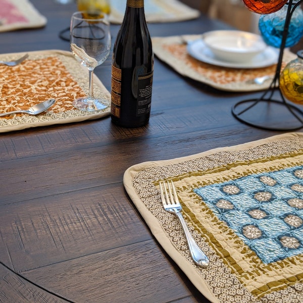 Patchwork Placemats - Etsy