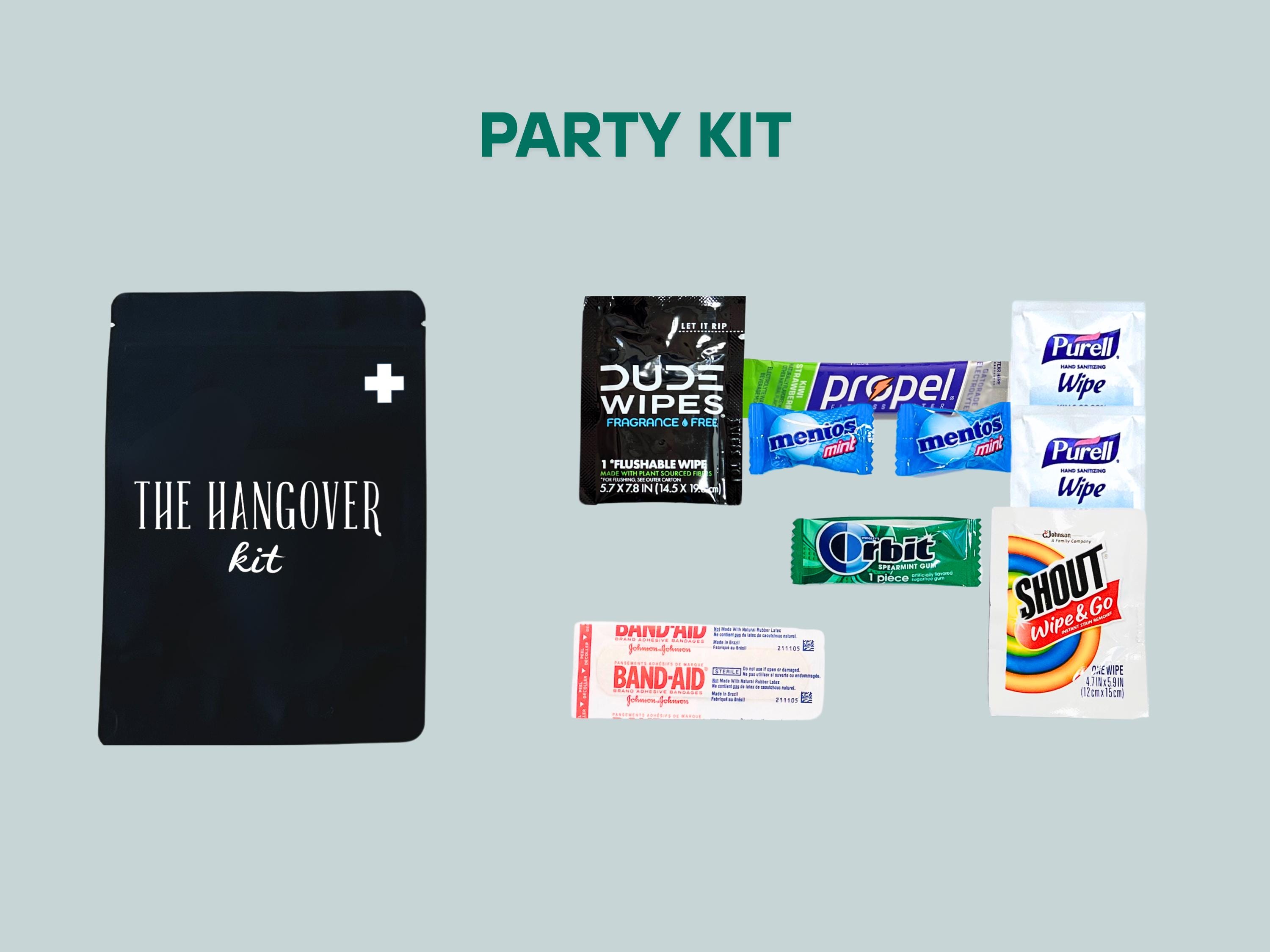 Guys Mens Hangover Kit Party Supplies for Bachelor Party, Guys Night ...