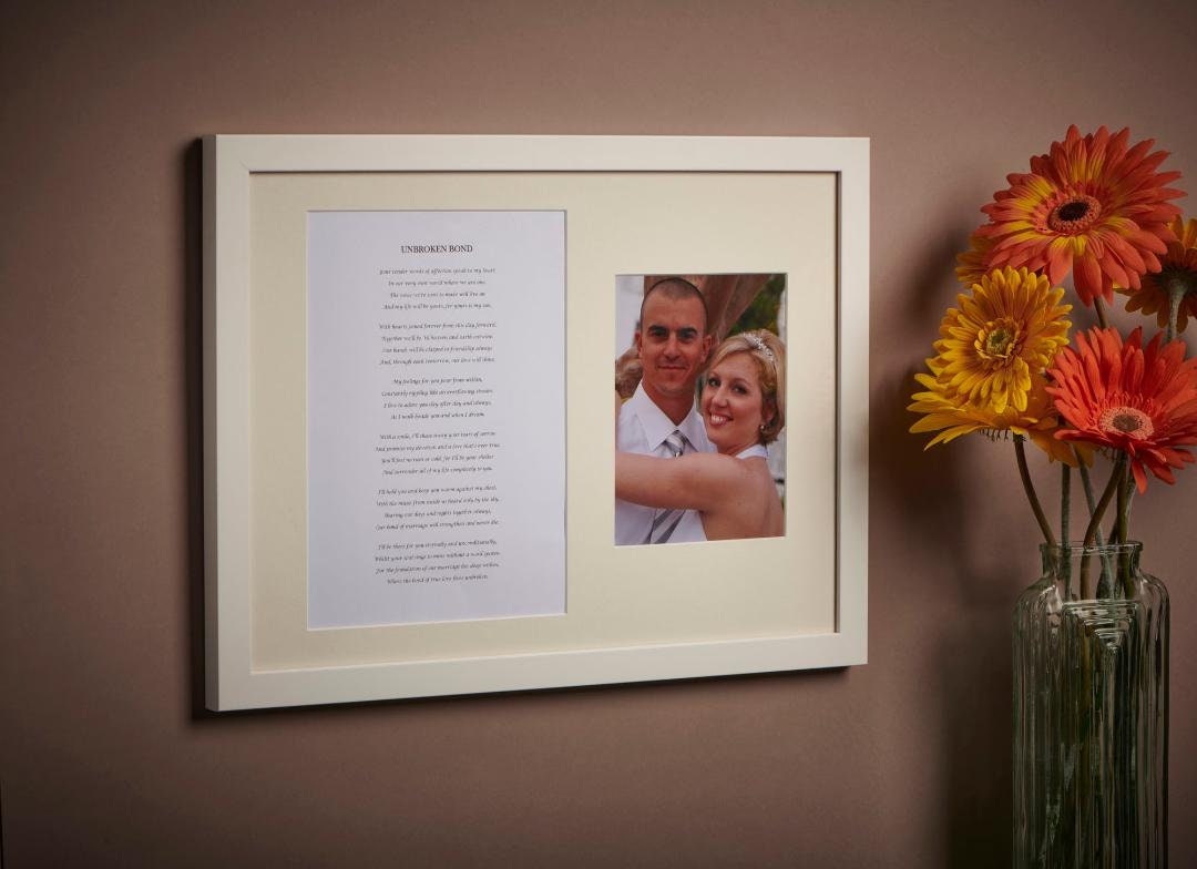 Customised Picture Framing Personalised Poems Framed Poems - Etsy