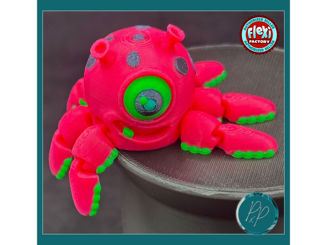 Crazy Alien-3d Printed Articulating Spinning Pencil Topper - Etsy