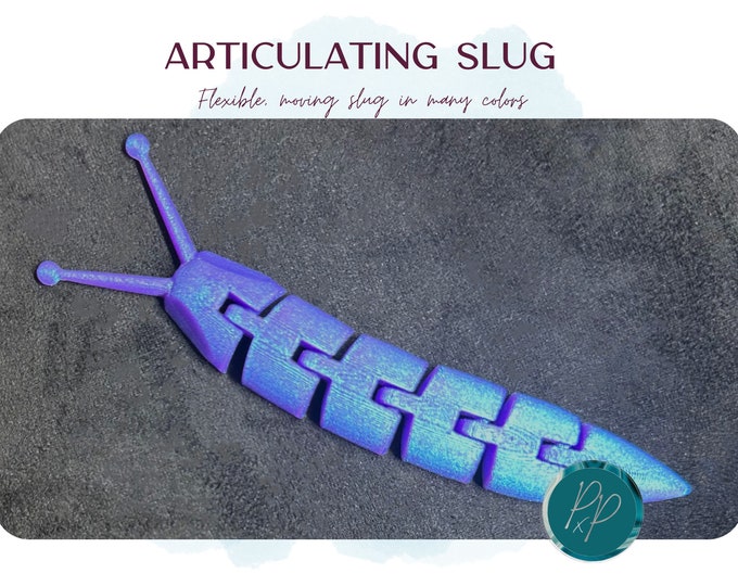 Slug-3d Printed Articulating Fidget Toy - Etsy