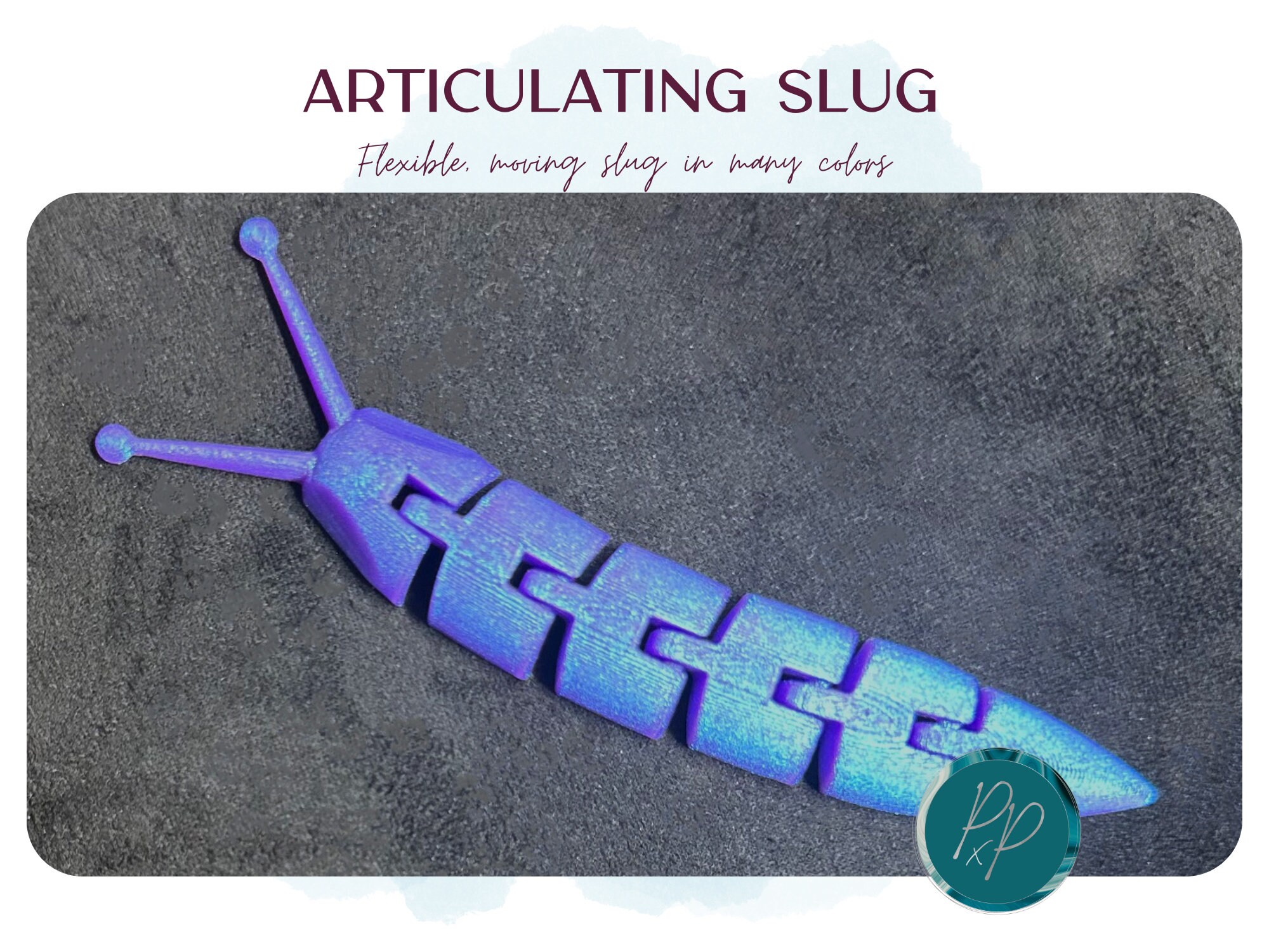Slug-3d Printed Articulating Fidget Toy - Etsy