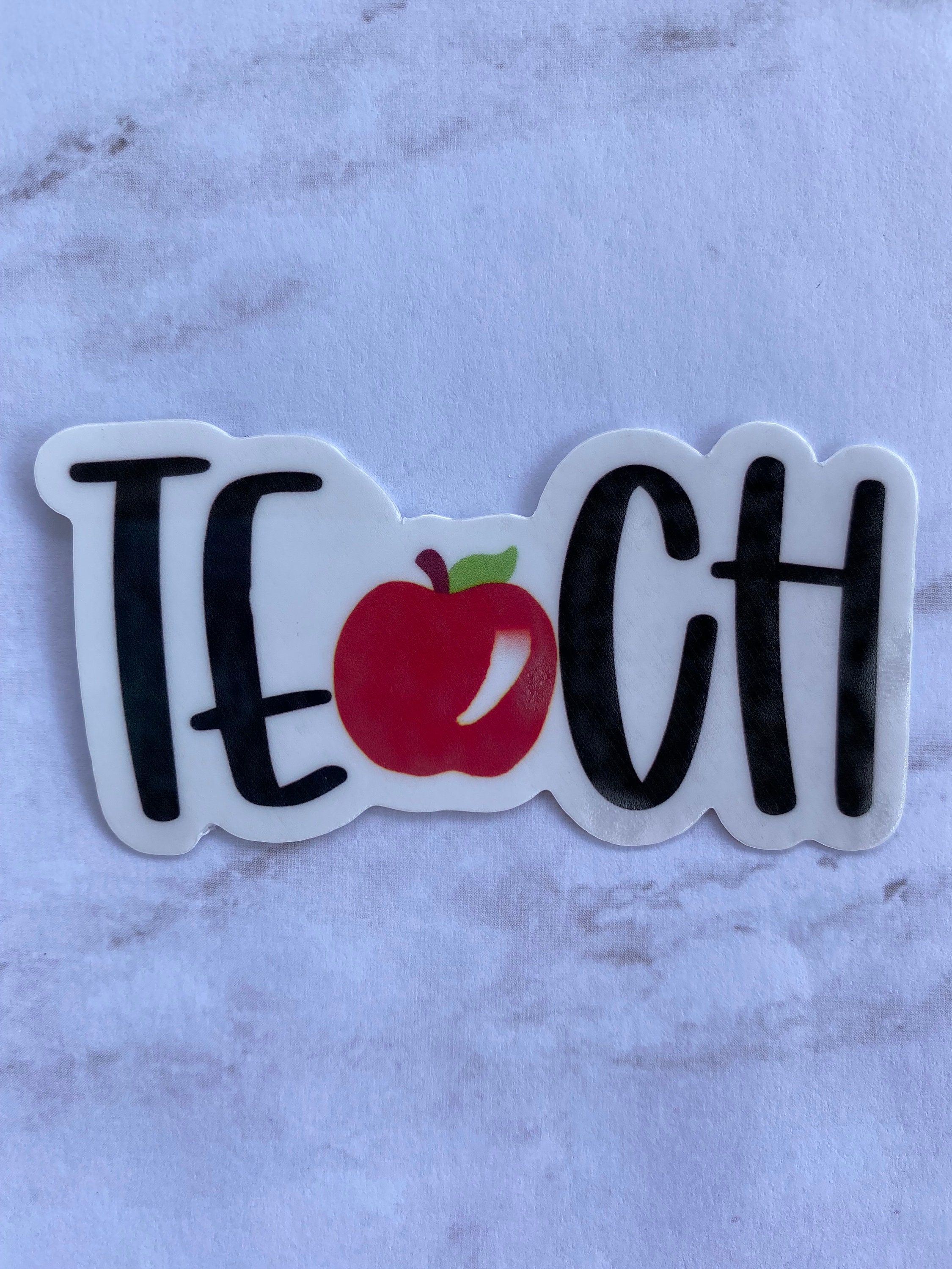 Teach, Vinyl Sticker, Inspirational Sticker, Aufkleber, Laptop Sticker ...