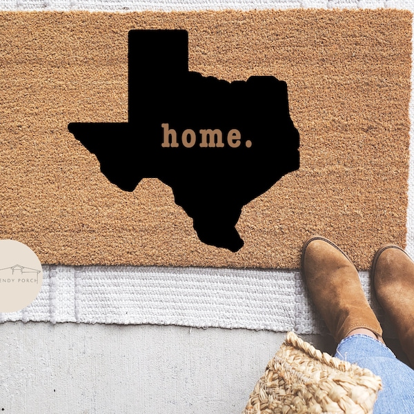 Texas Doormat - Etsy