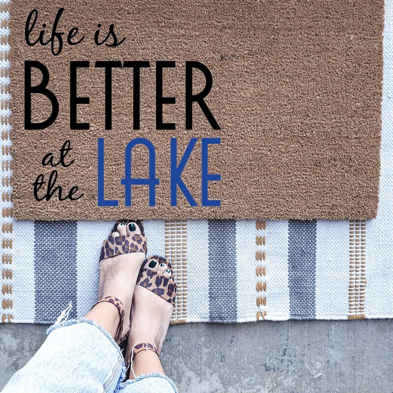 Lake House Doormat - Etsy