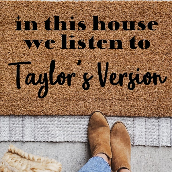 Taylor and 39s Version Doormat - Etsy