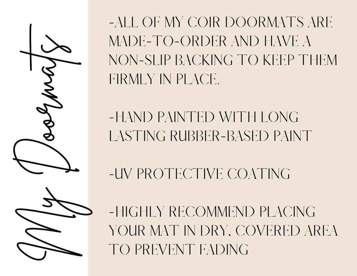 Absolutely Not Welcome Mat Personalized Door Mat Custom - Etsy