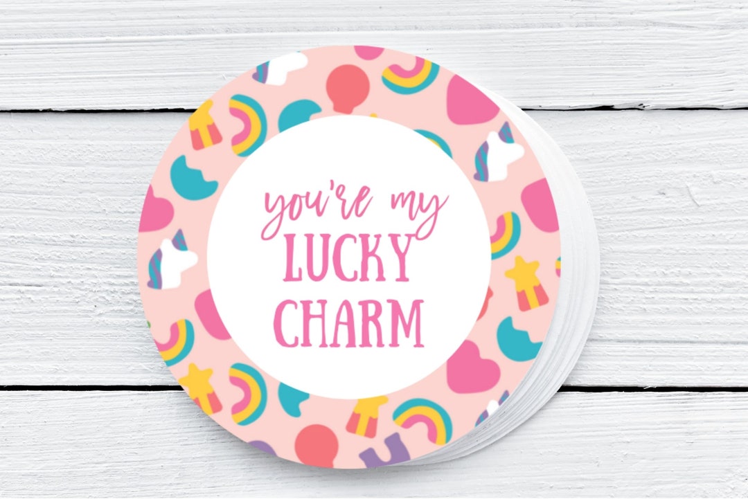 You're My Lucky Charm Printable Cookie Tag 2 In, St. Patrick's Day ...