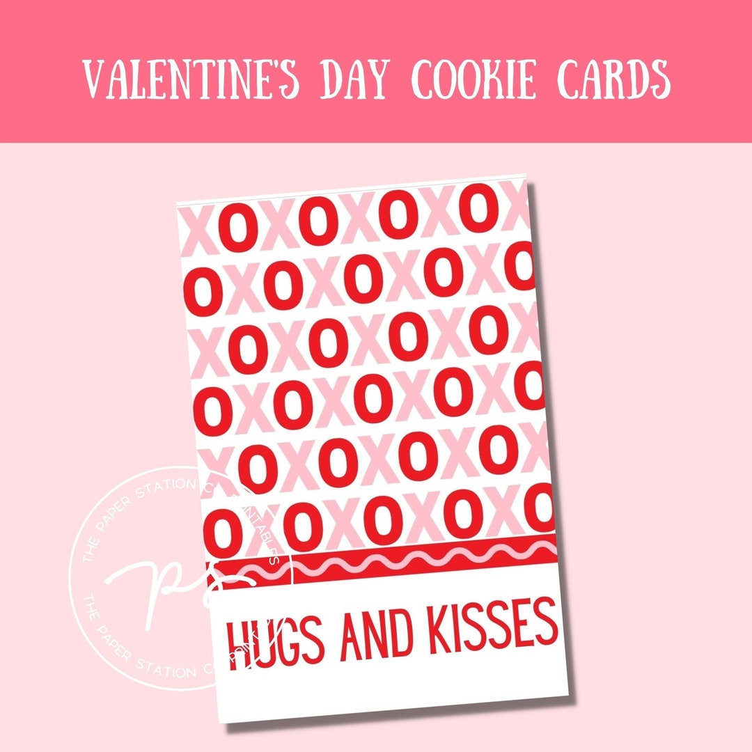 Printable Mini Cookie Card Cookie Gifts Cookie Packaging - Etsy