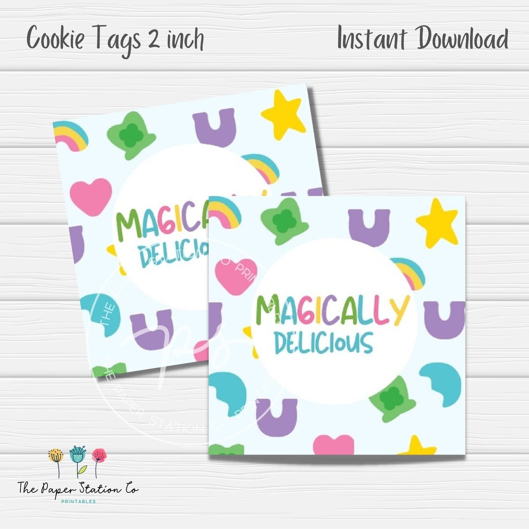 Magically Delicious Printable Cookie 2 In, St. Patrick's Day Cookies ...