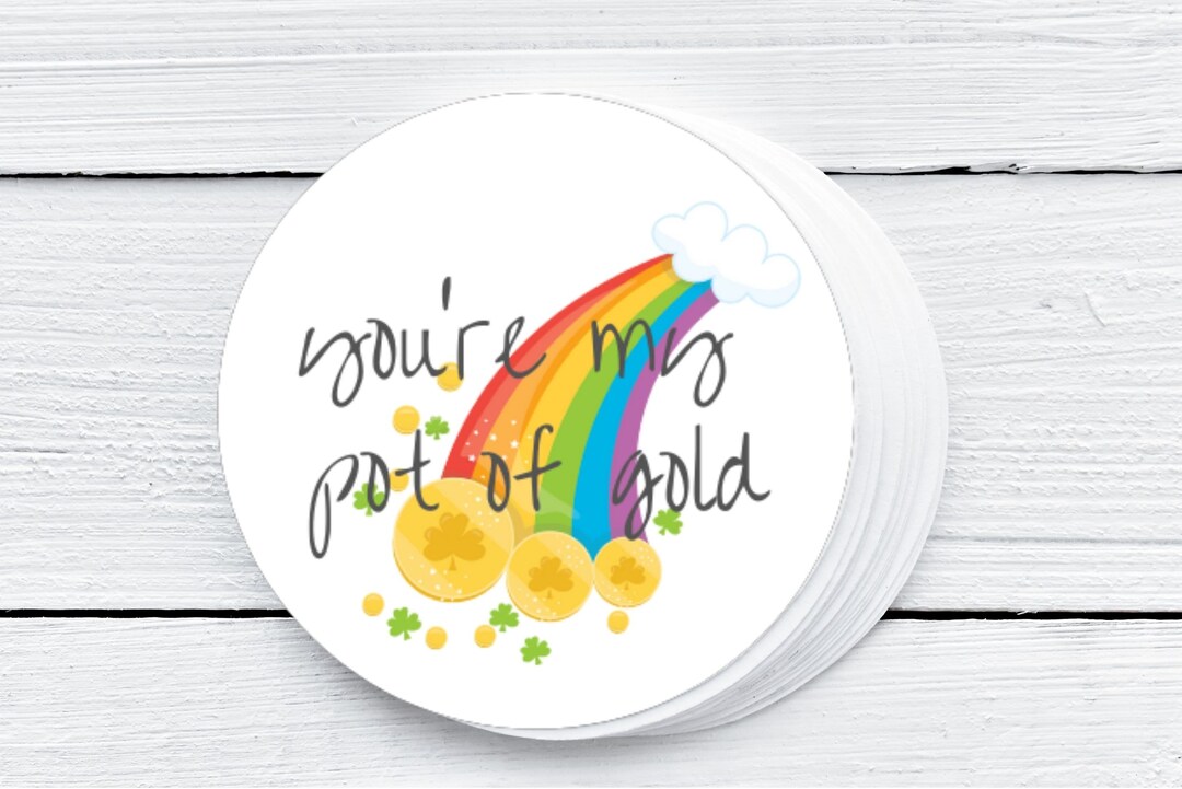 You're My Pot of Gold Instant Download Printable Round Cookie Tag 2 In ...