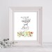 Faith as Small as a Mustard Seed Scripture Print, Christian Home Decor ...