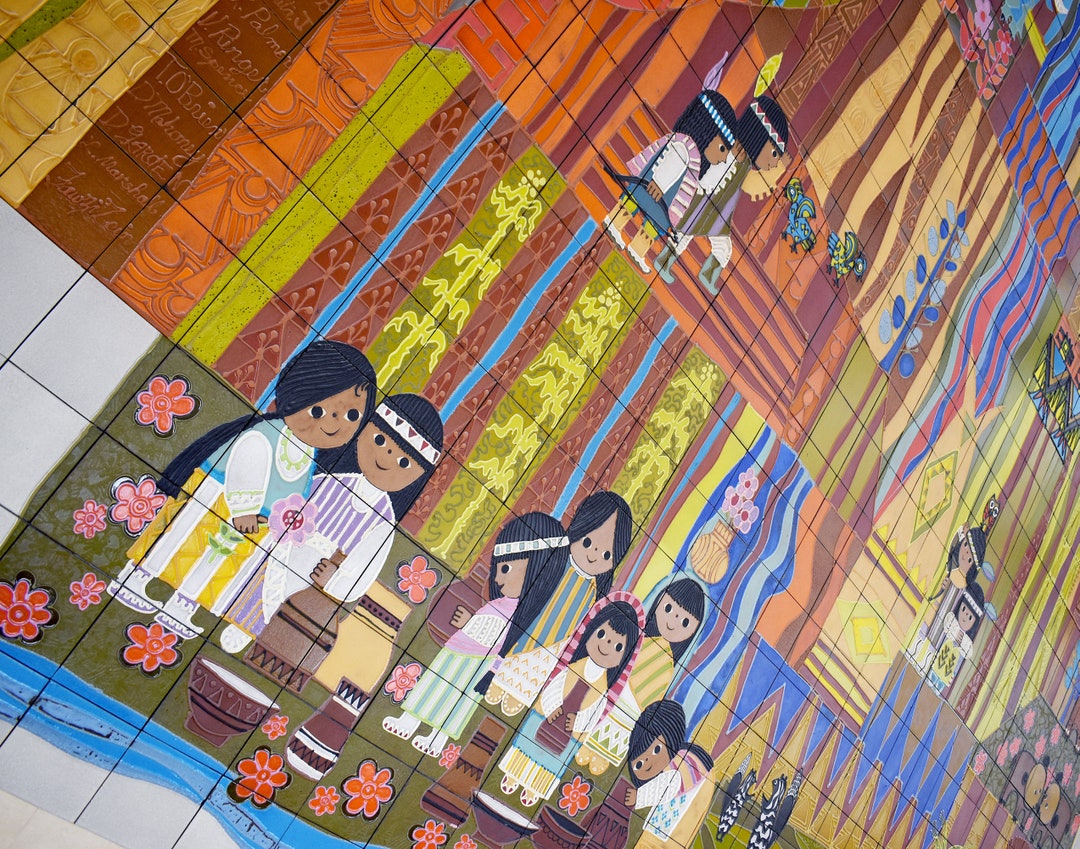 Contemporary Resort Wall (mary Blair) - Color Print - Etsy