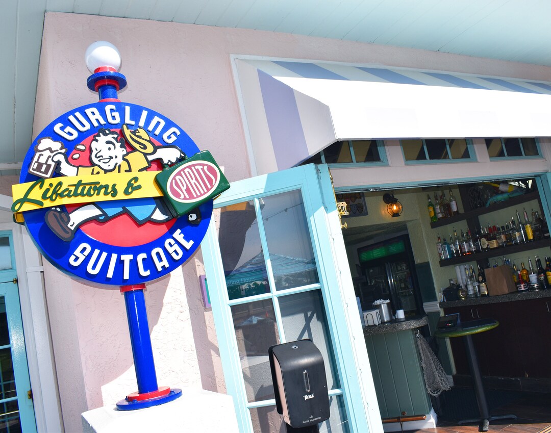 Gurgling Suitcase (old Key West) - Color Print - Etsy