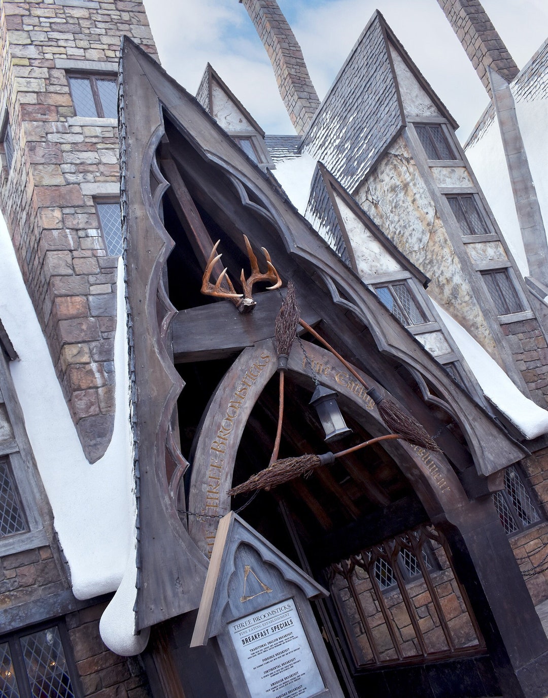 Three Broomsticks - Color Print - Etsy