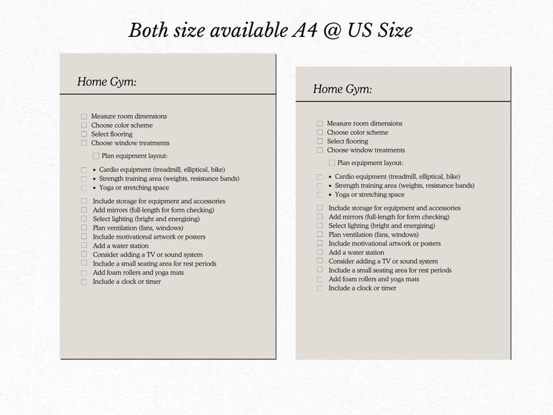 Editable Interior Design Checklist Template Canva Room by Room List ...