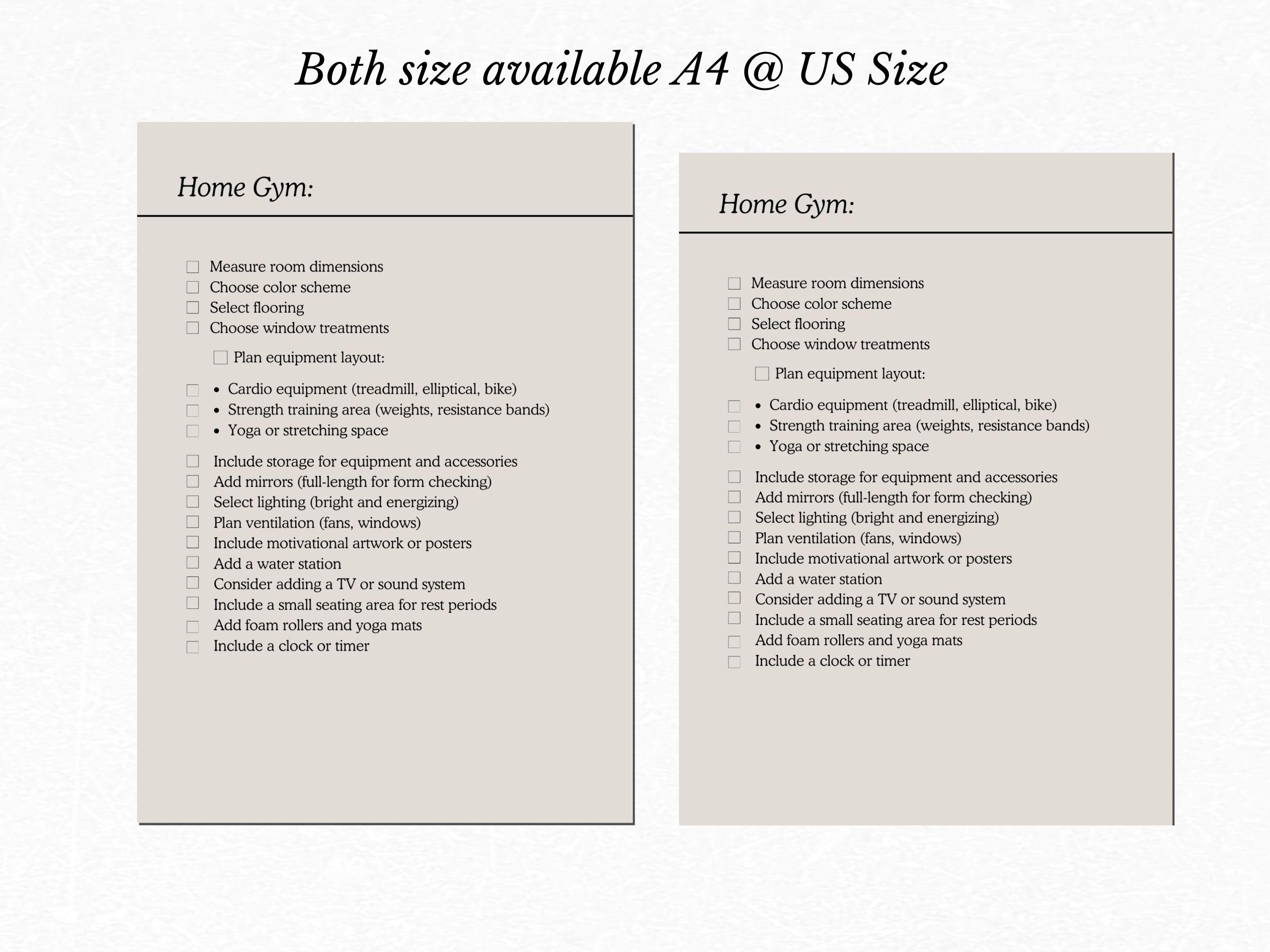 Editable Interior Design Checklist Template Canva Room by Room List ...