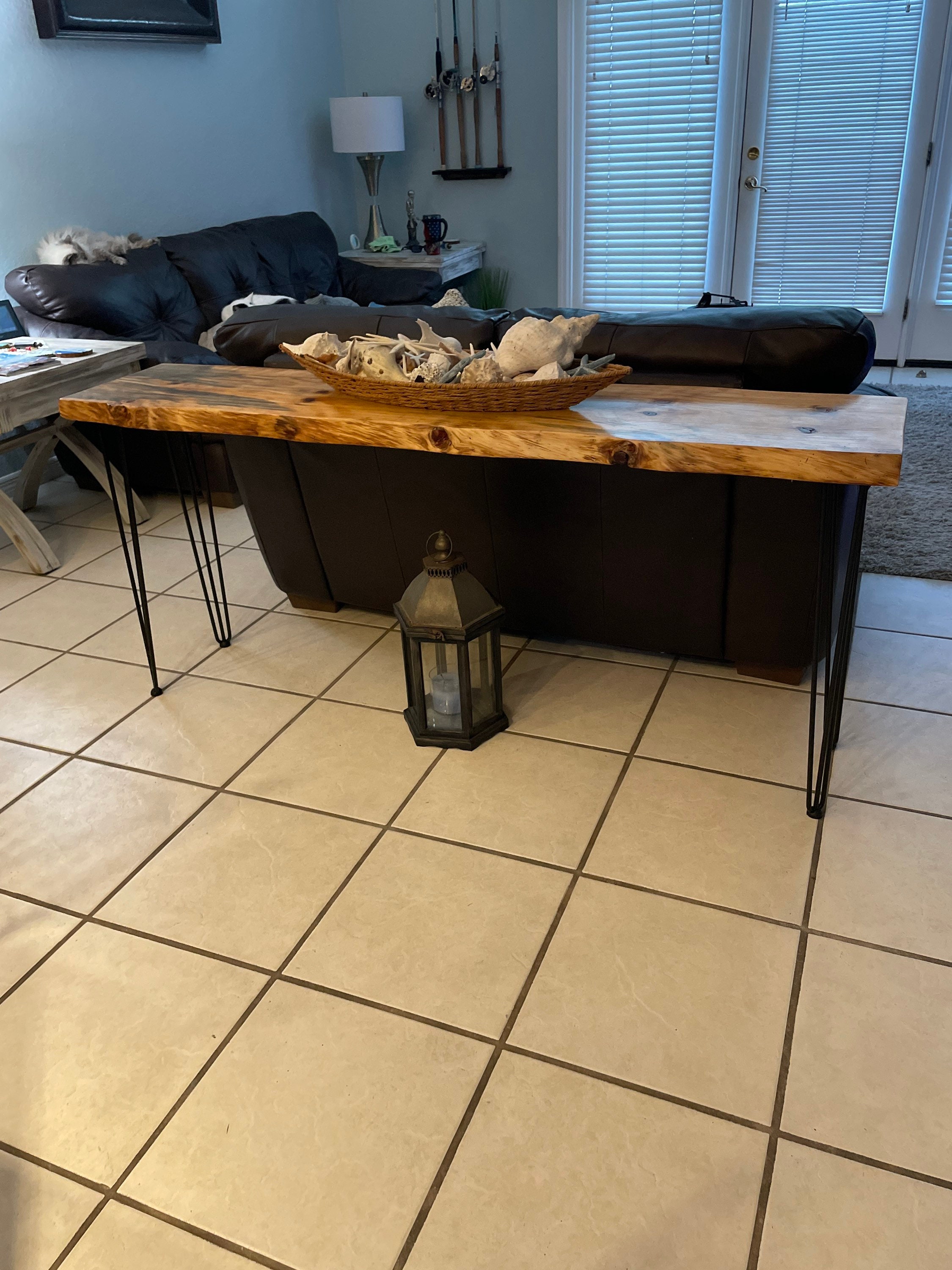 Live Edge Console/sofa Table - Etsy