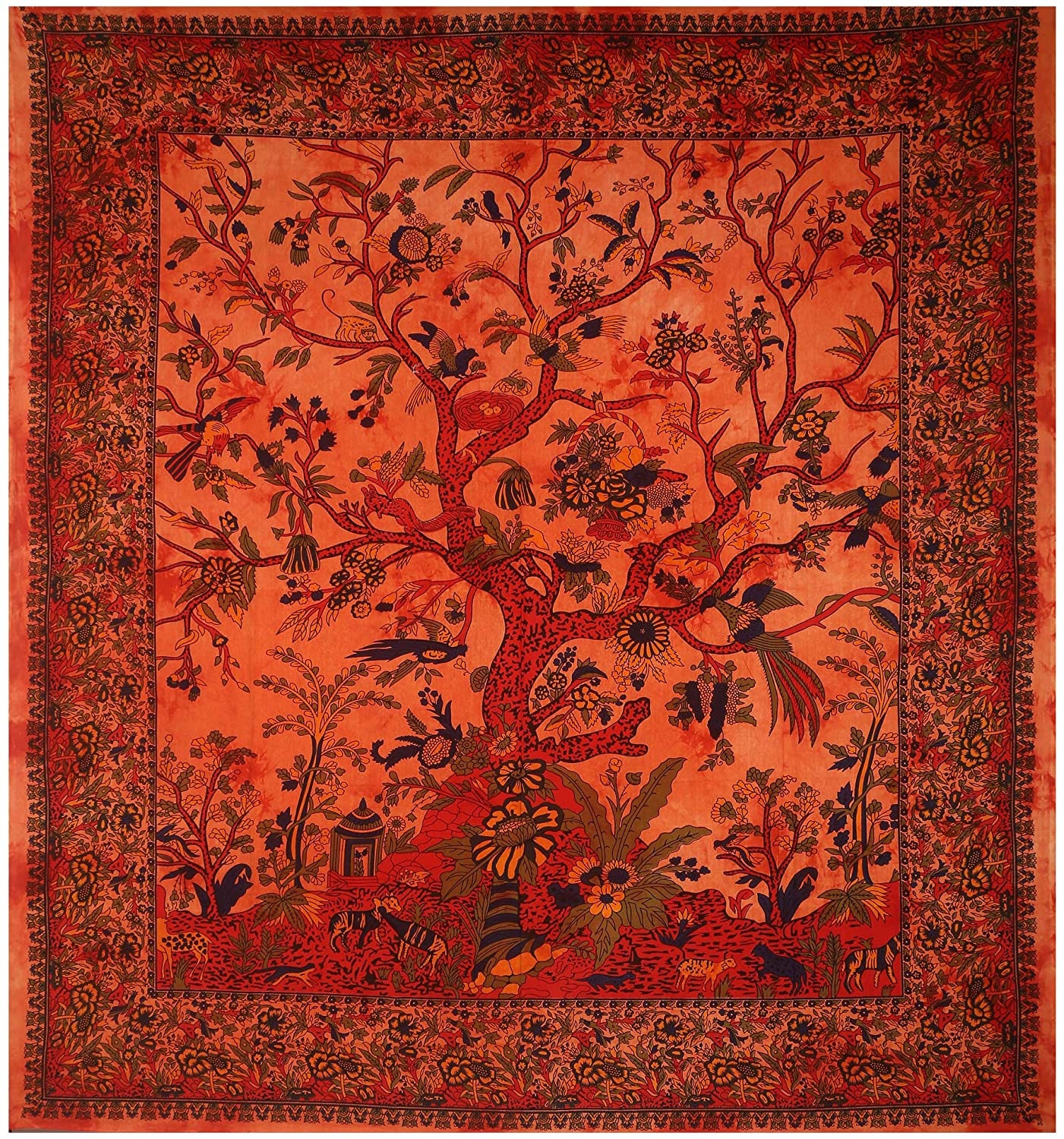 Mandala Tapestry Wall Tapestry Tree of Life Cotton Hippie Indian ...