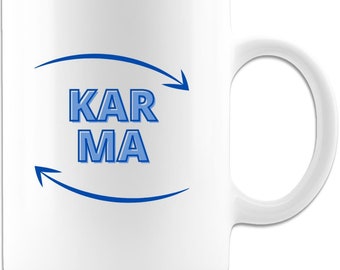 Karma Coffee Mug - Etsy