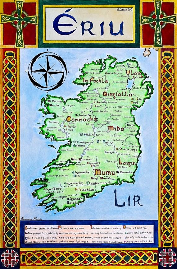 Map Of Irish Clans