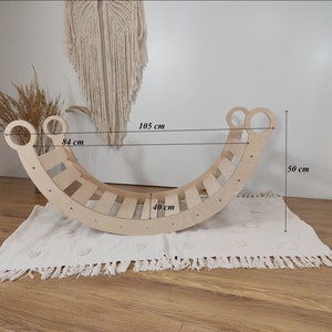 Climbing Arch Bow Rocker for Children Play Ladder Birch - Etsy