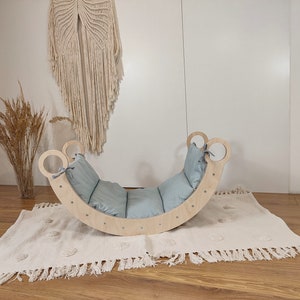 Climbing Arch Bow Rocker for Children Play Ladder Birch - Etsy